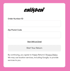 Edikted Return Policy [2026]: Simplified - PaperBeez