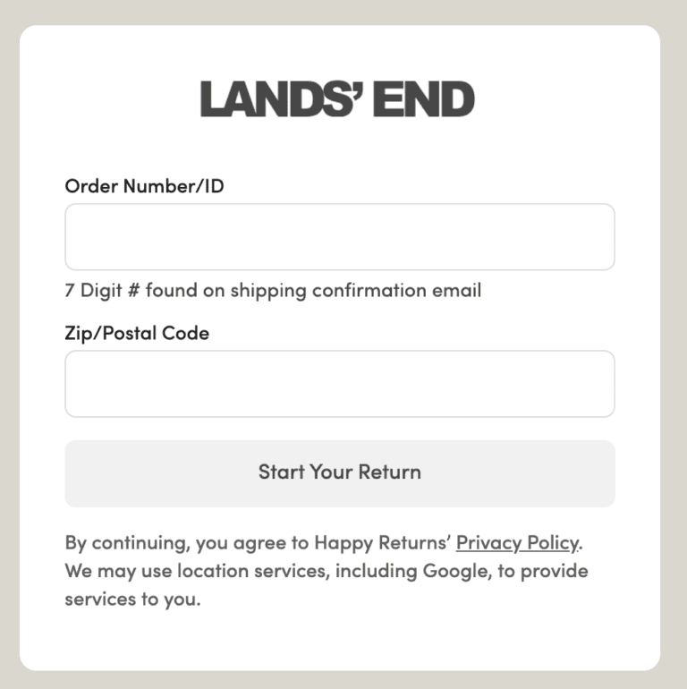 Lands End Return Policy: Simplified - PaperBeez