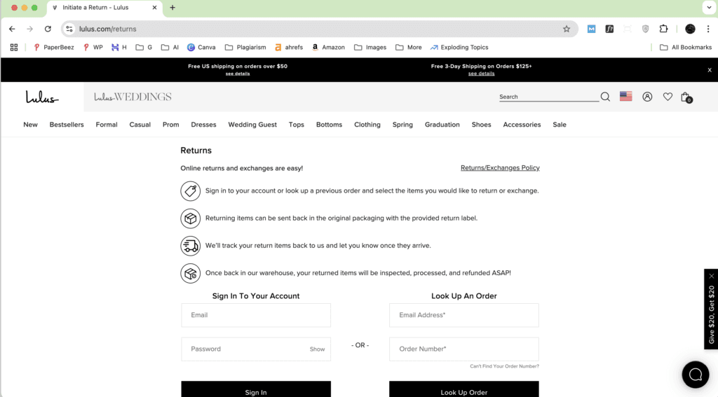 Lulus Return Policy: Simplified - PaperBeez